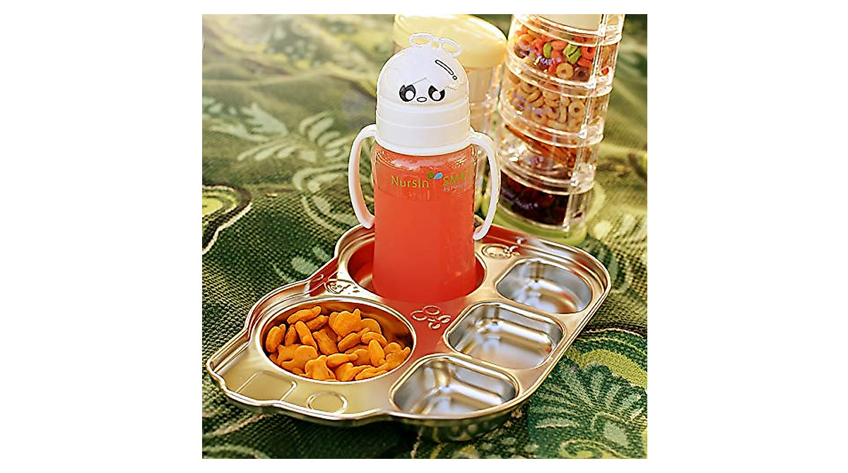 Innobaby Stainless Bus Plate - Fun & Safe for Kids