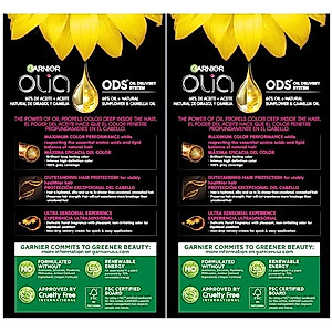 Garnier Hair Color Olia Ammonia-Free Brilliant Color Oil-Rich Permanent Hair Dye, 7.45 Dark Fire Ruby, 2 Count (Packaging May Vary)