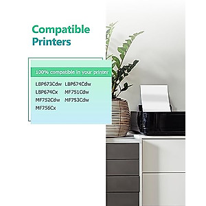 069 Toner Cartridge Compatible Replacement for Canon 069H for imageCLASS MF753Cdw MF751Cdw LBP674Cdw Printer (2 Yellow)