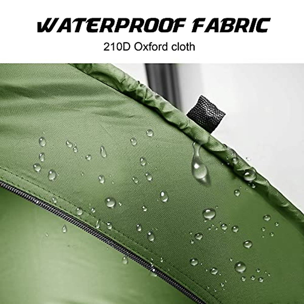 H&ZT Bike Storage Tent Shed, 6.5' Outdoor Cover for Bike, Lawn Mower Garden Tools, Waterproof Bike Storage Tent Shed Bike Shelter