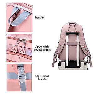 taimowei Kawaii Middle School Cute Back to School Large Capacity College Aesthetic Backpack for Teen Girls (Blue-d)