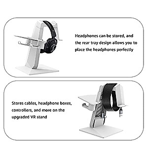 LeeCAE Universal VR Stand Headset Storage Bracket Controller Organizer Virtual Reality Display Holder for Quest/Quest 2