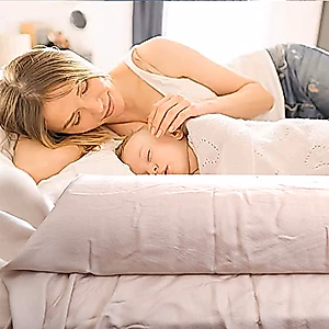 YIHATA Bed Bumpers for Toddlers 1 Pack Bed Rail for Toddlers Foam Safety Bed Guard Rail for Kids with Non-Slip Water Resistant and Washable Cover Bed Bumper for Twin, Queen, King, Full Bed