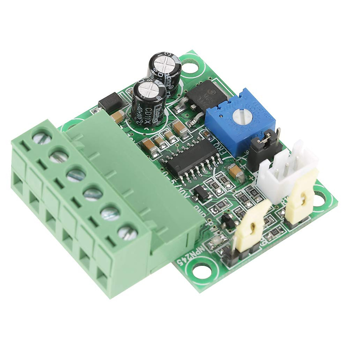 Voltage to PWM Converter, 0-5V/0-10V Analog Input Voltage to 0-100% PWM Signal 2KHZ-20KHZ Converter Module