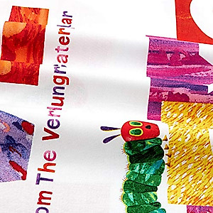 The Very Hungry Caterpillar I Love You 23.5" Panel Red, Fabric