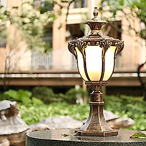 Enlylyog Fashion Simple European Style Home Outdoor Garden Lamp Villa Aisle Gate Wall Head Lamp Lawn Waterproof Stigma Wall Lamp