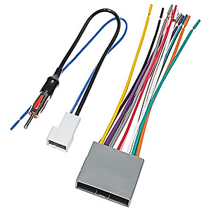 NuIth 70-1727 Car Radio Wiring Harness Connector for 1992-2015 Honda Civic Odyssey CR-V Pilot, Acura Legend Integra CL RL with Antenna Adapter Plug Replacement Mount Aftermarket Stereo Receiver