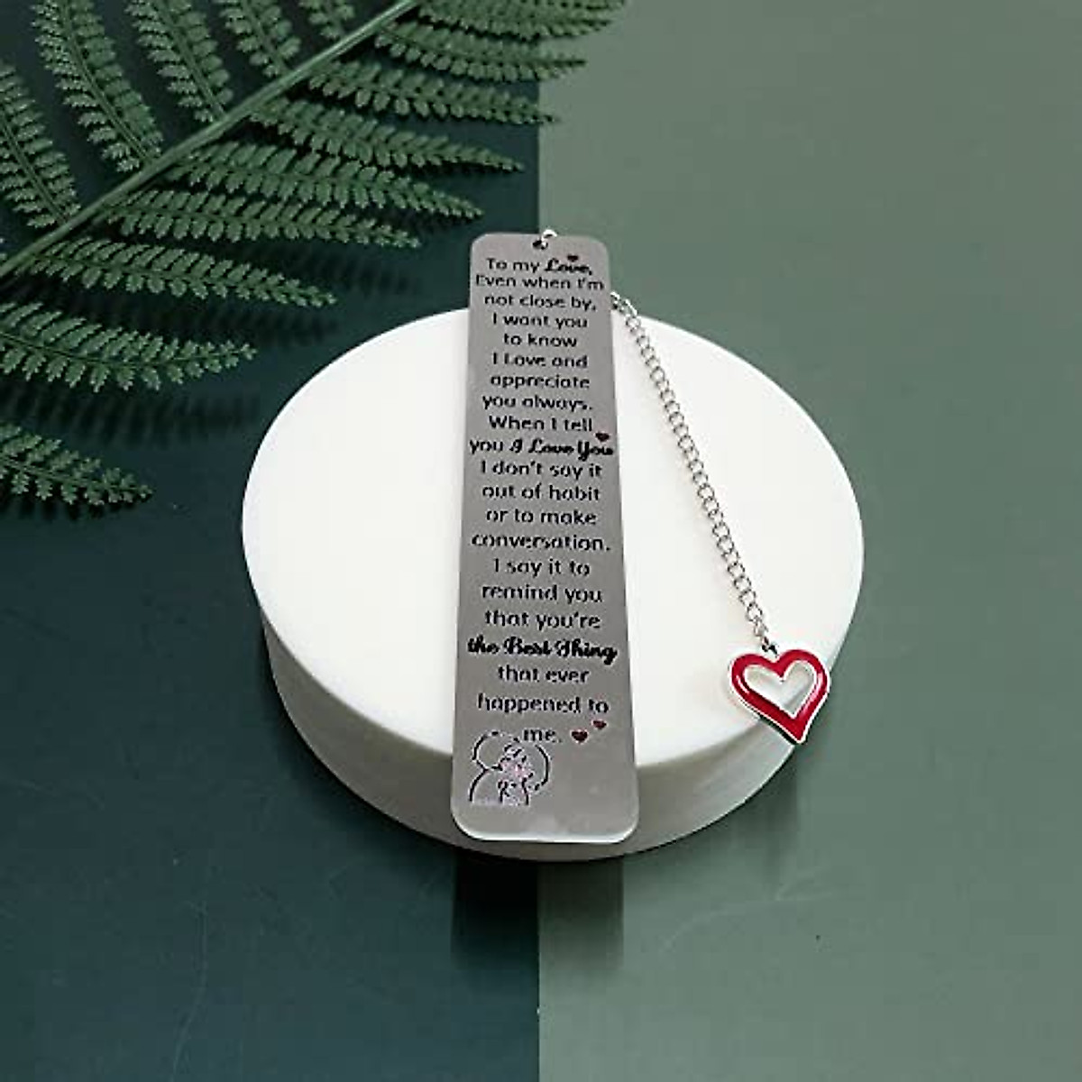 to My Love Bookmarks for Women Men Birthday Gifts Wife Husband Bookmark Romantic Valentines Day Present Wedding Anniversary Personalized Book Lover Boyfriend Girlfriend Engagement Christmas Keepsakes