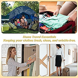 Shappy 20 Pcs Clear Garment Bag for Clothes Hanging Suit Bags Storage Lightweight PEVA Dust Cover Breathable Full Zipper Closet with 4 Drawstring Travel Shoe Organizer