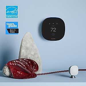 ecobee SmartThermostat with Voice Control , Black