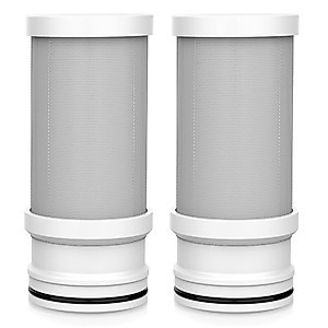 Vortopt NSF Certified Replacement for T1-ACF/T2-ACF Faucet Water, 6-7 Months Lifetime, Reduces Chlorine, Taste and Odor T1/T2 Filter(2 PACK)