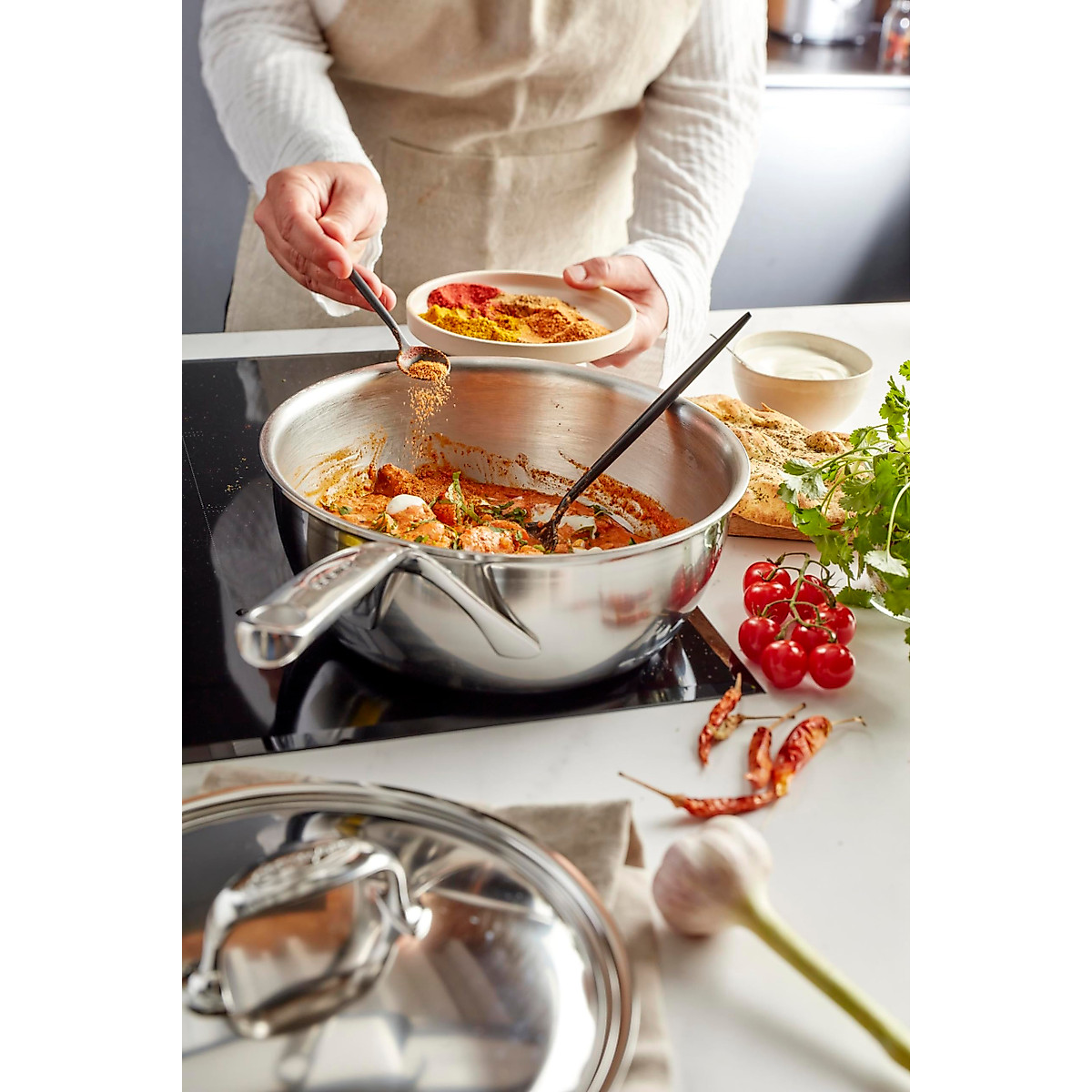 Demeyere Atlantis 3.5-qt Stainless Steel Saucier