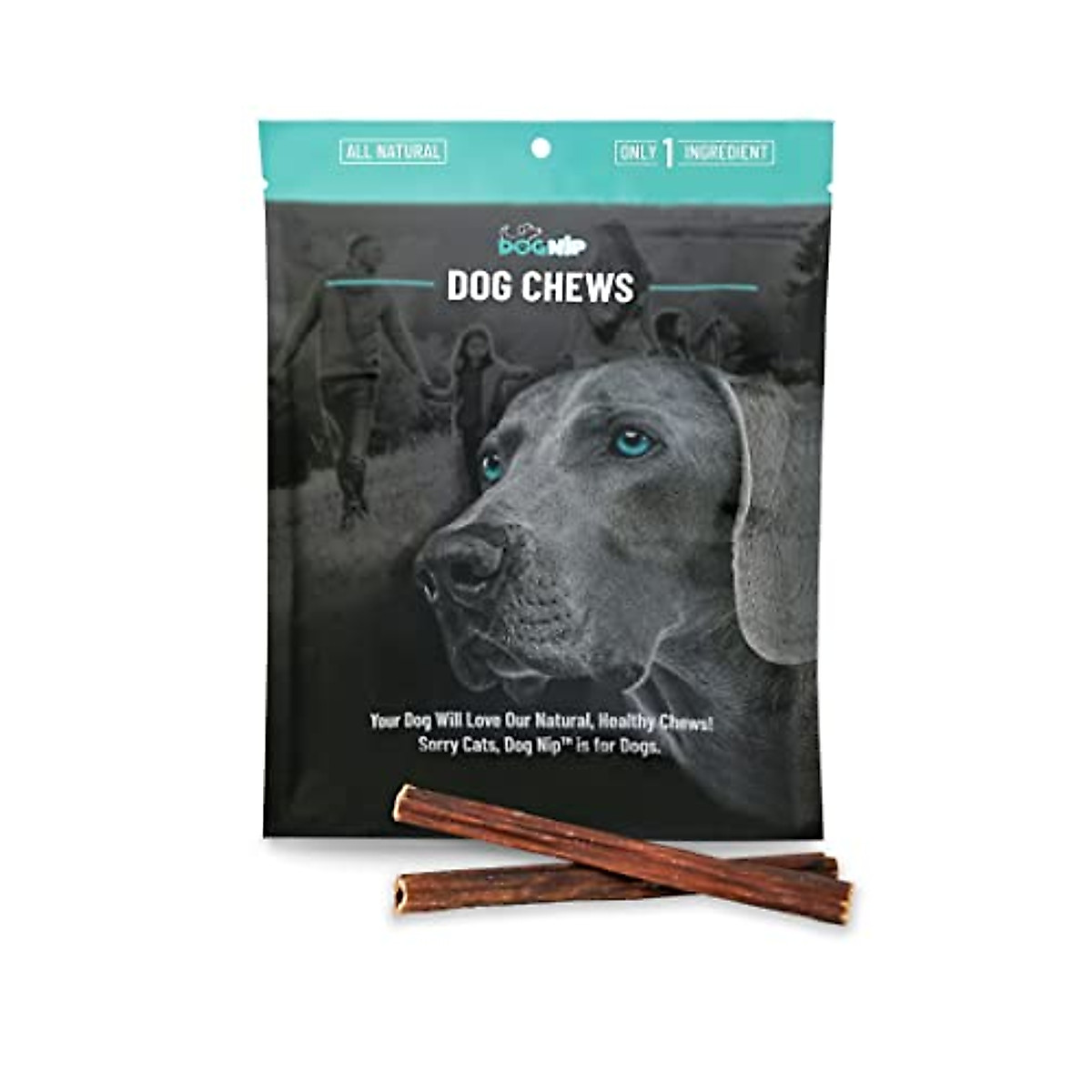 Dog Nip! 6" Taffy Sticks - Gullet Sticks -Esophagus Sticks (1 Pound) (Approx. 35-45 Pieces) Naturally Rich in Glucosamine and Chondroitin - Joint Health - Grass Fed Beef