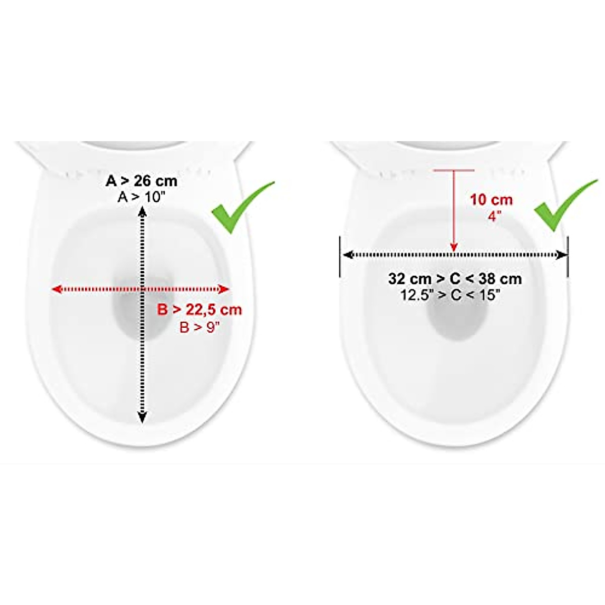 KMINA - Toilet Seat Risers for Seniors 4 inch, Soft Raised Toilet Seat with Lid, Handicap Toilet Seat Riser, Soft Elevated Toilet Seat for Elderly, Black High Toilet Seat for Seniors