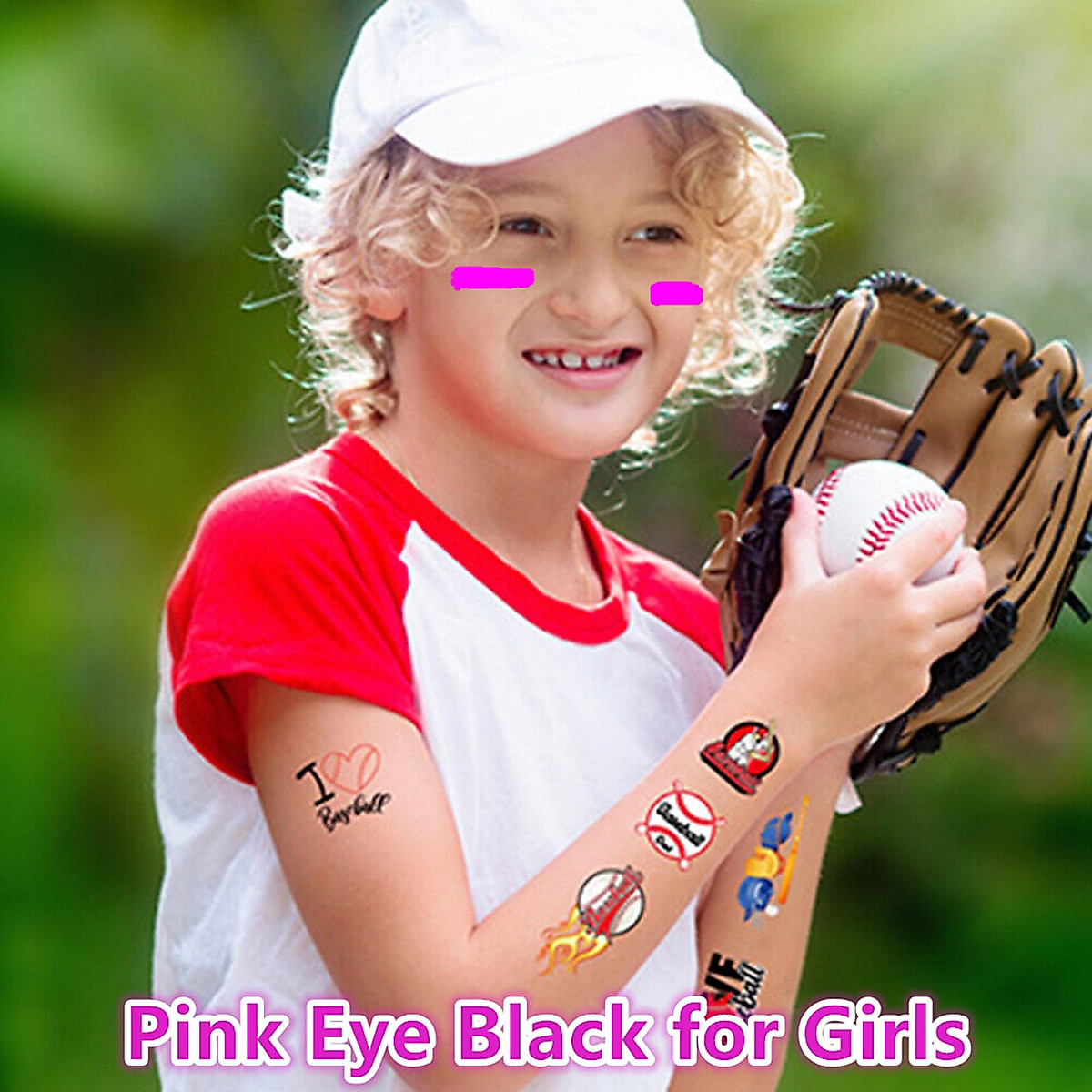 Go Ho Hot Pink Cream-Blendable Face Body Paint Stick,Hot Pink Eye Black Stick,Easy to Color Eye Black Pink Face Paint,Safe Facepaint&Lip Smacking for Halloween Makeup