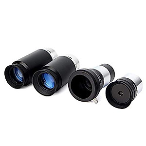 SVBONY Telescope Eyepiece Set Telescope Accessory Kit with 2X Barlow Lens 4 Element Plossl Design 6.3mm 32mm 40mm for Astronomical Telescopes