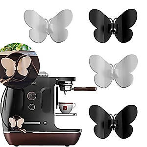 Kitchen Appliance Cord Wrap Cord Organizer Holder Wire Cable Power Cords Tidy Butterfly Small Home Accessories Storage Stick on for Toaster Stand Mixers Coffee Maker Air Fryer 4 Pack