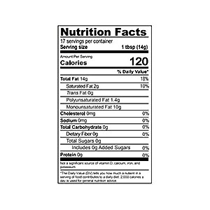 Benissimo 100% Pure Organic Avocado Oil, Cold Pressed, Allergen Free, Organic and Non-GMO Cooking Oil, 8.45 Fl Oz