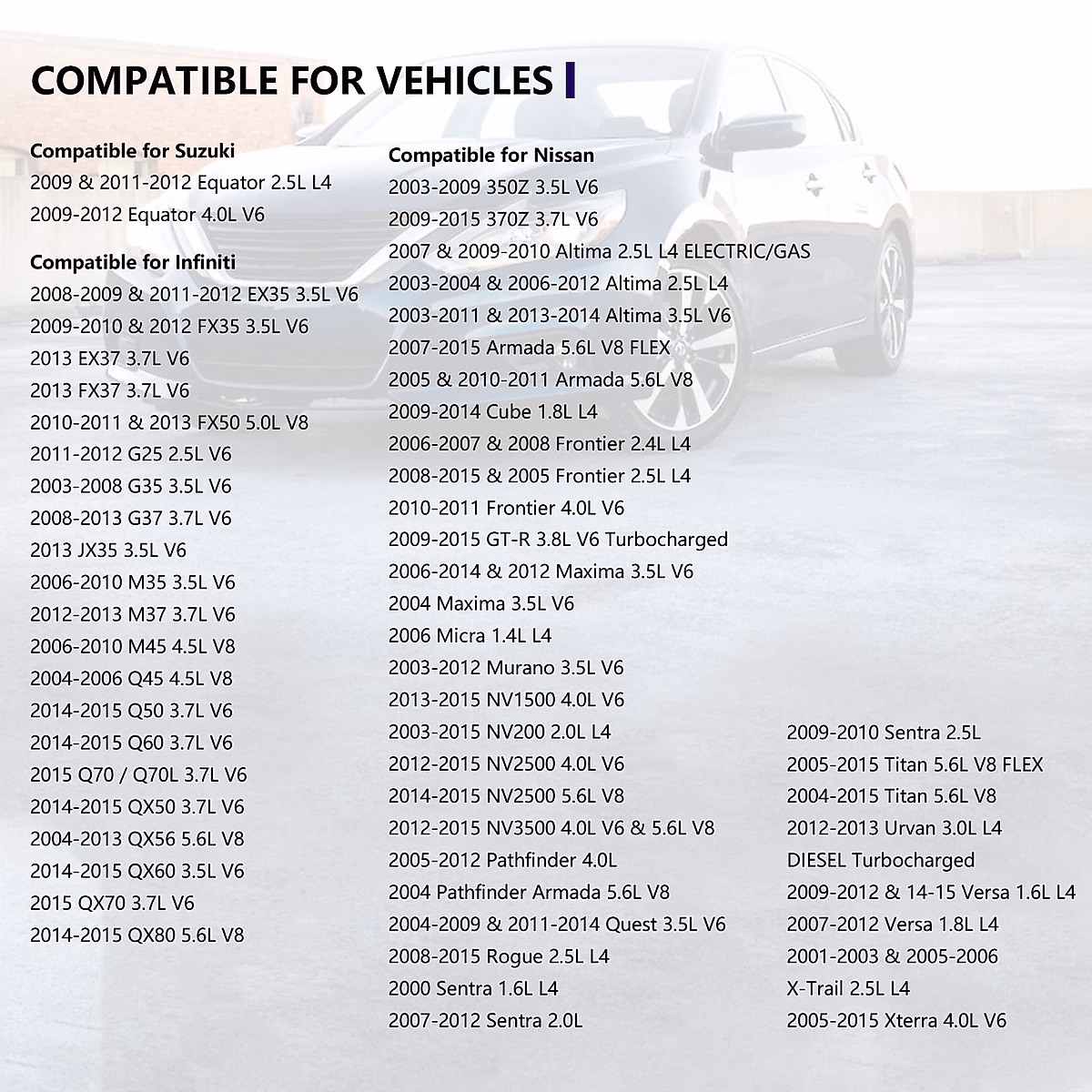 KERWINN Mass Air Flow Sensor MAF 22680-7S000 AF10141 Compatible for Nissan 07-13 Sentra, 03-15 Murano, 05-15 Xterra, 03-09 350Z, 09-15 370Z, Infiniti 05-08 G35, 08-13 G37, Suzuki