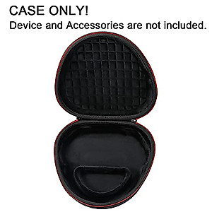 Hard Travel Carrying Case for Apple AirPods Max Headphone and It's Accessories, Protective Storage Bag - Black(Black Lining)