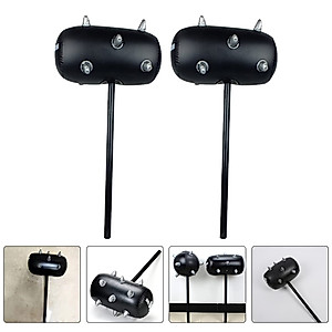 Zerodeko 2Pcs Inflatable Hammer, PVC Blow Up Hammer Large Hammer Toy with Hard Handle Kids Hammer Toy Pool Game Toy Halloween Cosplay Accessories Party Decorations