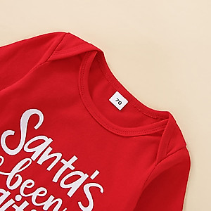 Infant Newborn Baby Girls Floral Sleep Gown Headband Sleepwear Romper Sleeping Bags Outfits (Christmas&Letter, 0-3 Months)