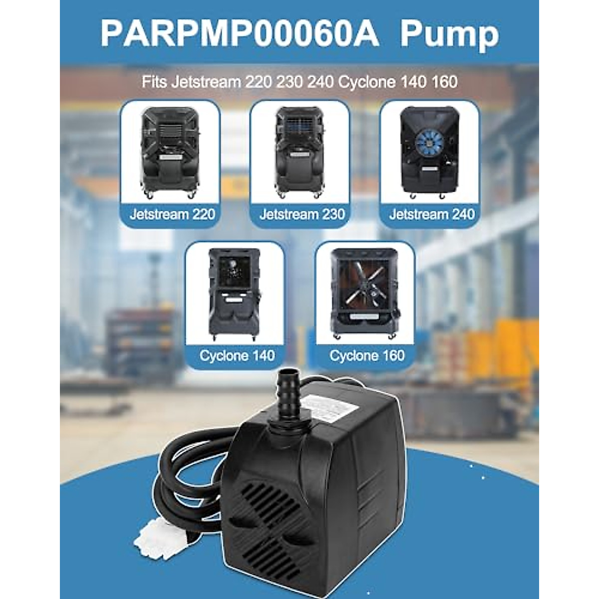 PARPMP00060A Pump for The Cyclone 140 & 160 and Jetstream 220 & 230 Portable Evaporative Coolers