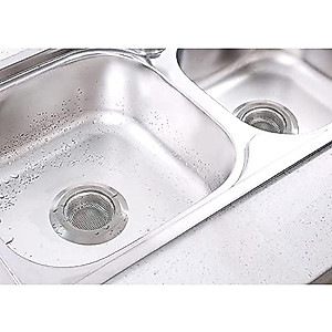 Stainless Steel Sink Strainer Set- 5 Pieces, Fits Most Kitchen Sinks, Bathroom Sinks,Shower Drains