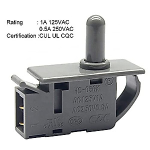 Refrigerator door light push button switch HC-056K