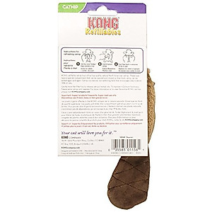KONG Beaver Refillable Catnip Toy (Colors Vary), 2 Pack