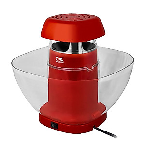 Kalorik Hot Air Volcano Popcorn Maker, Family Size Healthy Traditional No Oil Required Fast n Easy, Low Calorie Snack.