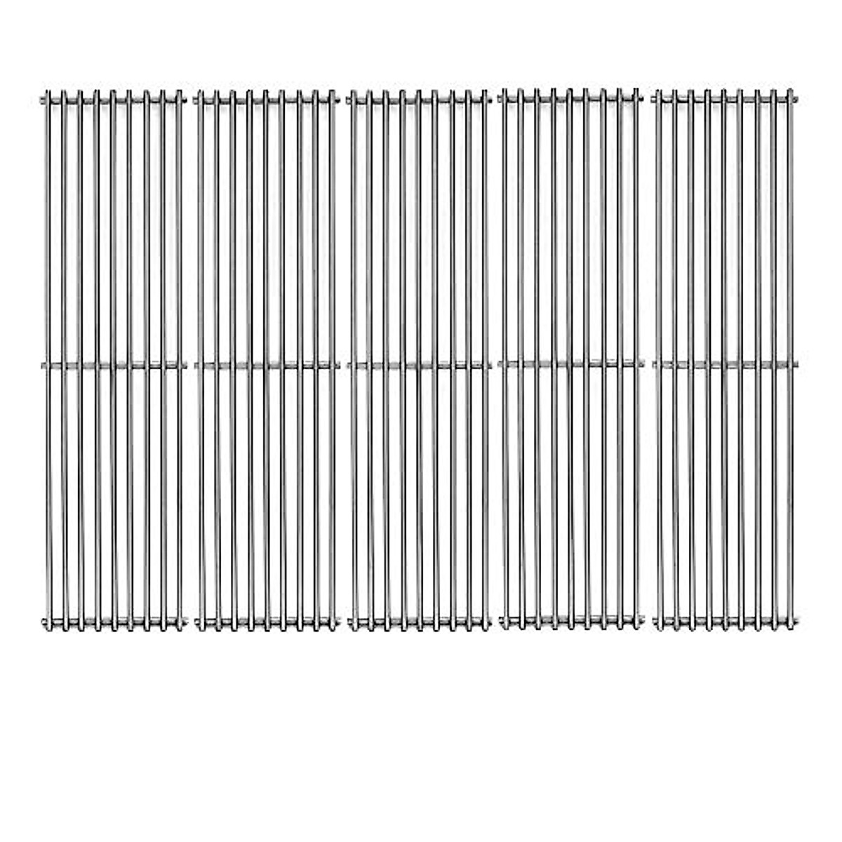 Votenli S6602E (5-Pack) 17 3/8 inch Stainless Steel Cooking Grid Grates Replacement for Broil-Mate, Huntington and Broil King Baron 540,590 590-S,9235-24 9235-27 9235-84 9235-87 9635-84 9635-87