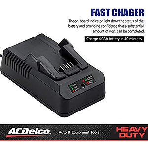 ACDelco ARI20174-PM P20 Series 20V Cordless Li-ion 1/2” 369 ft-lbs. Heavy Duty Brushless Impact Wrench Tool Kit