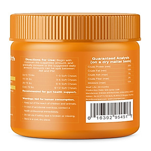 jovani Probiotic Soft Chews for Dogs, Digestive Enzymes for Gut Flora, Digestive Health, Diarrhea & Bowel & Immune System Support - Pumpkin Flavor - Contains 200 Soft Chews