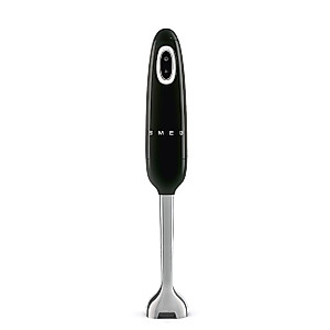 SMEG Hand Immersion Blender and Food Processor, Black