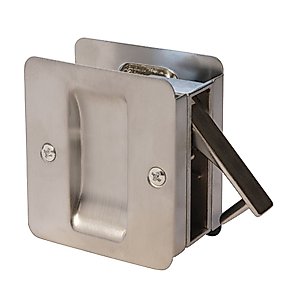 Weiser Polished Chrome Pocket Door Lock Passage