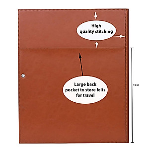 Foldable Felt Flannel Board - Quiet Book | 14 x 23" Freestanding Felt Board for Toddlers and Felt Story Sets | Story Board For Kids Playtime | Use For Preschool Classroom and Homeschooling