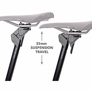 REDSHIFT ShockStop Endurance Suspension Seatpost for Bicycles, Shock-Absorber Bike Seat Post for Road, Gravel, Hybrid, and E-Bikes, 27.2mm x 350mm