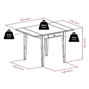 Winsome Hamilton Dining, Antique Walnut