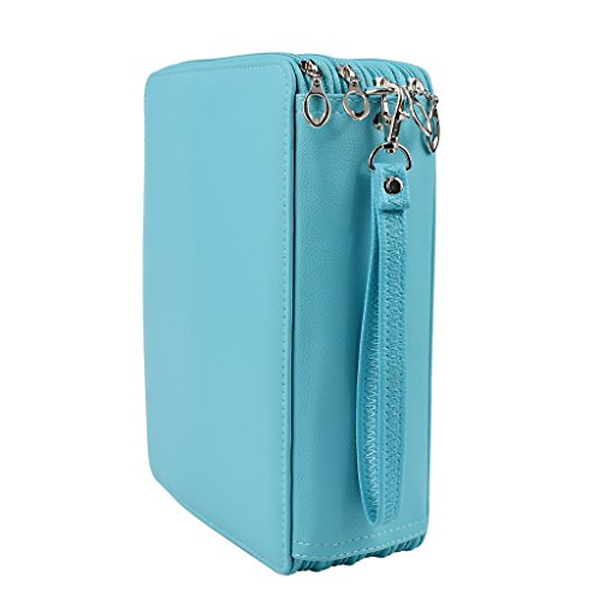 YuanKanJu MarsPie Soft and PU Leather Pencil Case for Colored Pencils 184 Slots (Green)