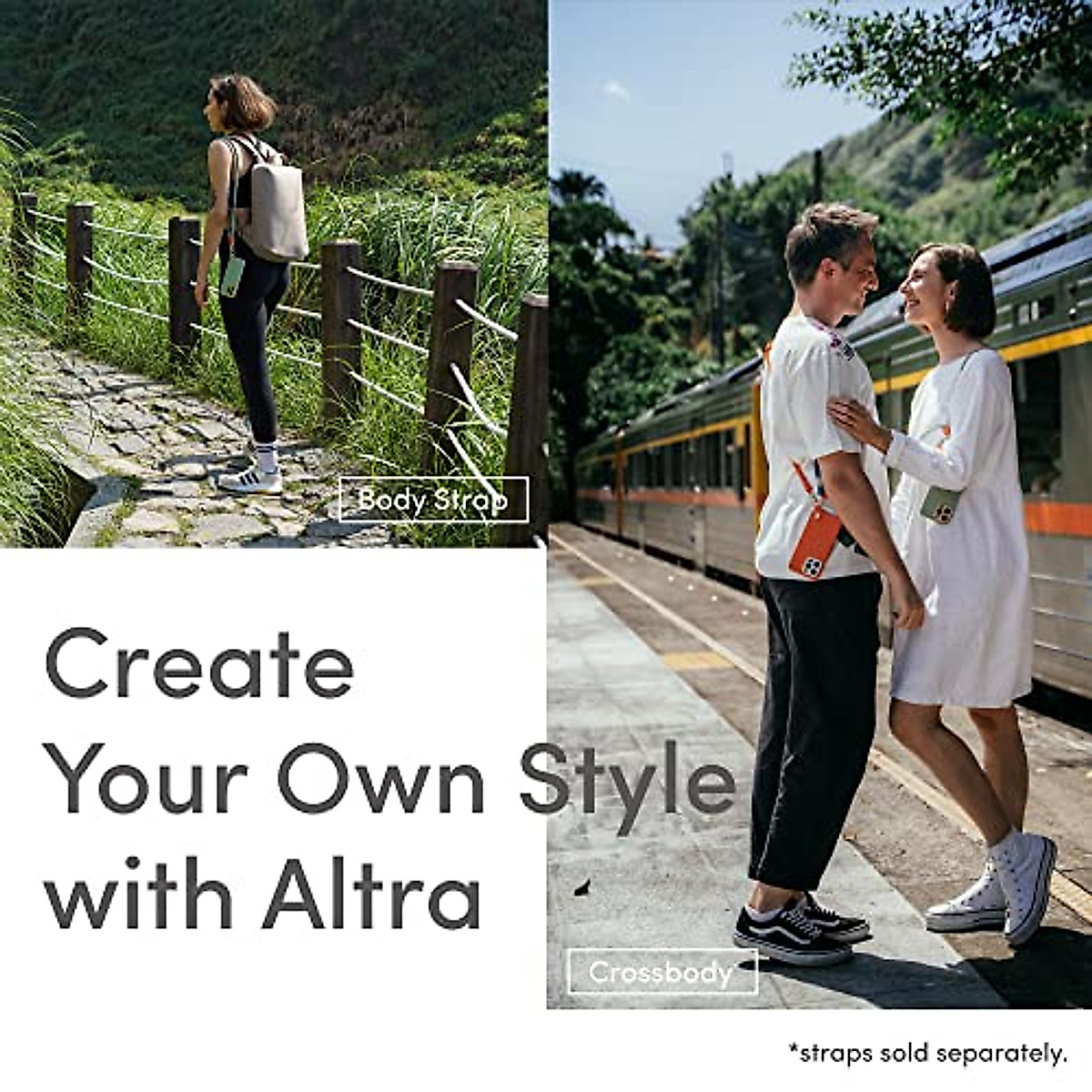 Moshi Altra Crossbody Case with Detachable Quick-Buckle (for iPhone 14 Pro Max 6.7 Inch), MagSafe Compatible, Aluminum Lens and Buttons [Crossbody and Wristlet Strap Sold Separately], Midnight Black