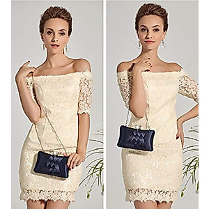 Ro Rox Francesca Retro Vintage Crystal Evening Prom Party Box Clutch Handbag Bag - Pink