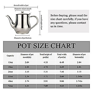 Stainless Steel Oiler with Strainer, Bacon Grease Container with Strainer and Spout, Reusable Stainless Steel Oiler for Bacon Grease, 304 Stainless Steel Oil Strainer Pot for Kitchen (24 oz)