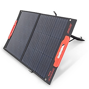 Backcountry Portable Solar Panels, 110W or 60W - IP65 Water Resistant Solar Charger with 3 USB Ports for Phones and DC Out for Power Stations
