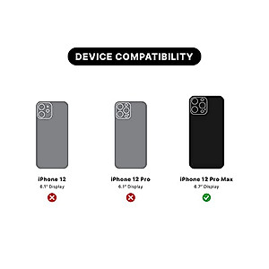 PopSockets: iPhone 12 Pro Max Case for MagSafe with Phone Grip and Slide, Case for iPhone 12 Pro Max, Wireless Charging Compatible- Spearmint