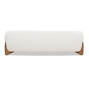 Jennifer Taylor Home Alpine 90.5" White Boucle Modern Scandinavian Minimalist Round Arm Sherpa Sofa