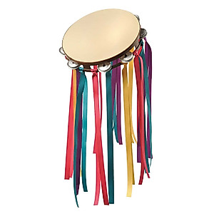 Amscan Festival Tambourine, One Size, Multicolor
