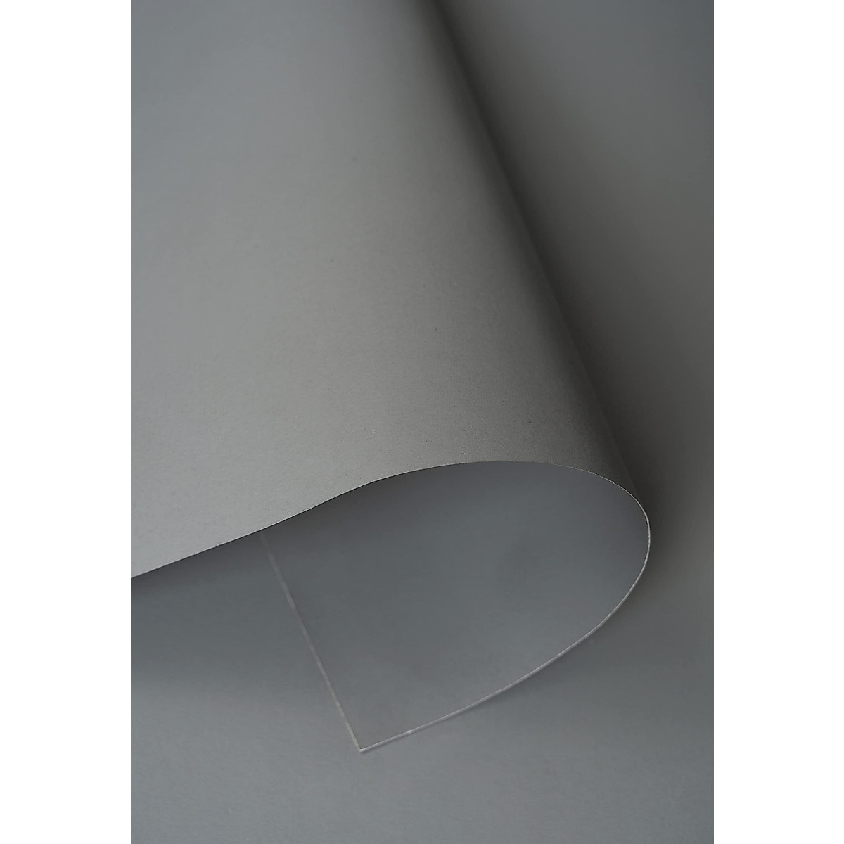 Kate Seamless Paper Backdrop for Photography Light Gray Photo Backdrop Paper (53''x16.4' Pursuit Grey)