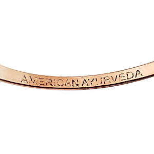 American Ayurveda 100% Pure Copper Jointless Bangle Bracelet 2.25 Inch Inner Diameter for Men/WomenSikh Sardar Punjabi Kada