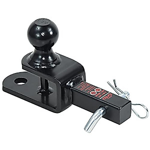 TOPTOW ATV/UTV Trailer Hitch Towing Ball Mounts , 2-Inch Ball, Clevis Pin , Fits 1 1/4-Inch Receiver
